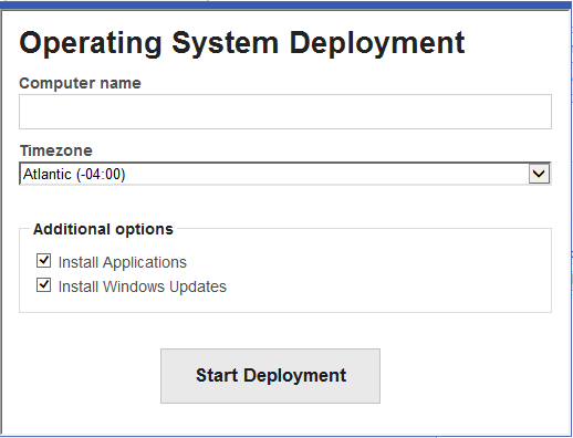HTA to prompt for computer name and time zone in OSD of Configuration ...